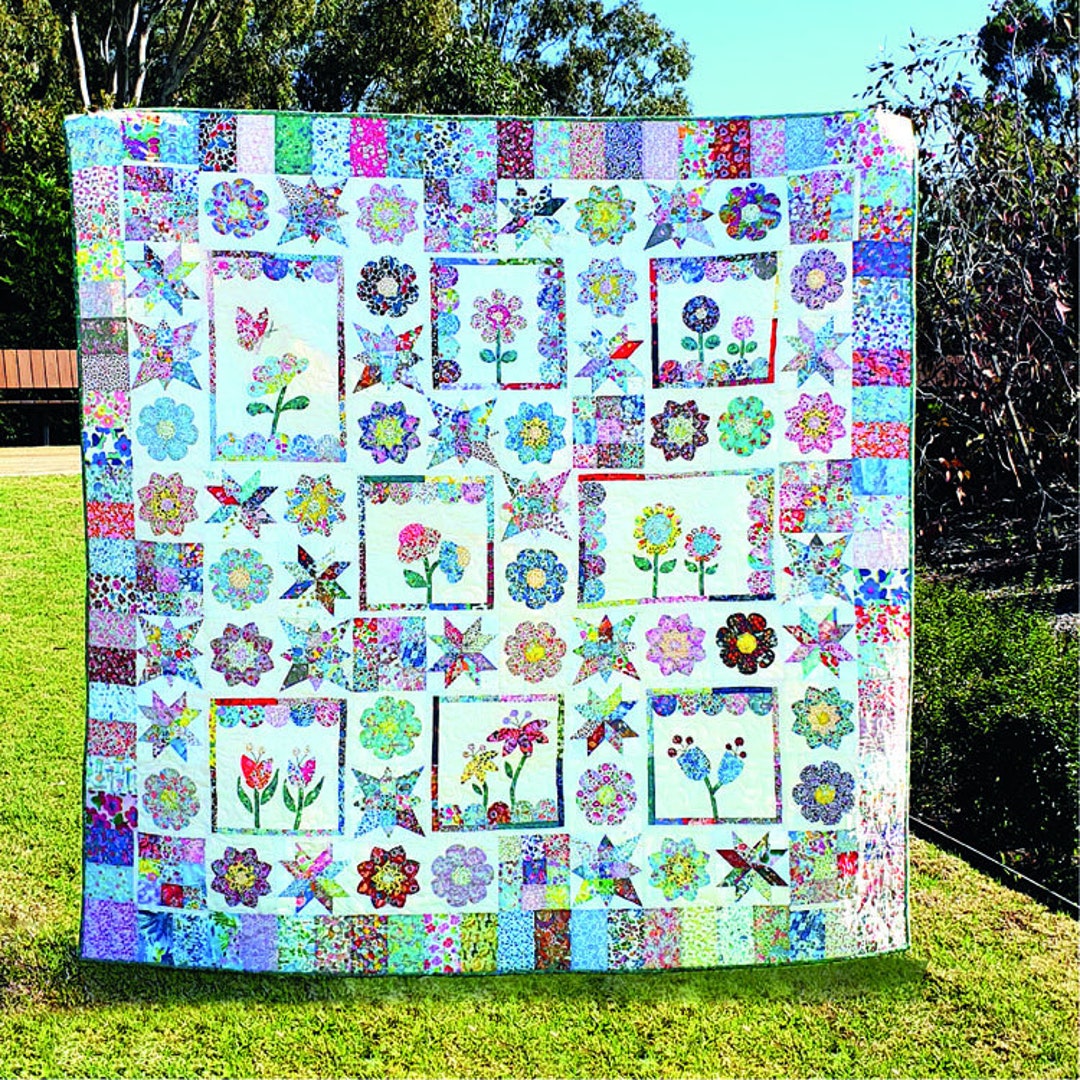 Seasons Quilt Full Kit With Pattern, Templates, EPP Papers and Thread ...