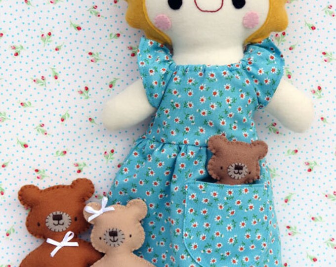 Goldilocks and the Three Bears Pattern - Etsy