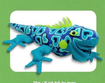 PAPER PATTERN Igor the Iguana Soft Toy Pattern From Funky Friends ...