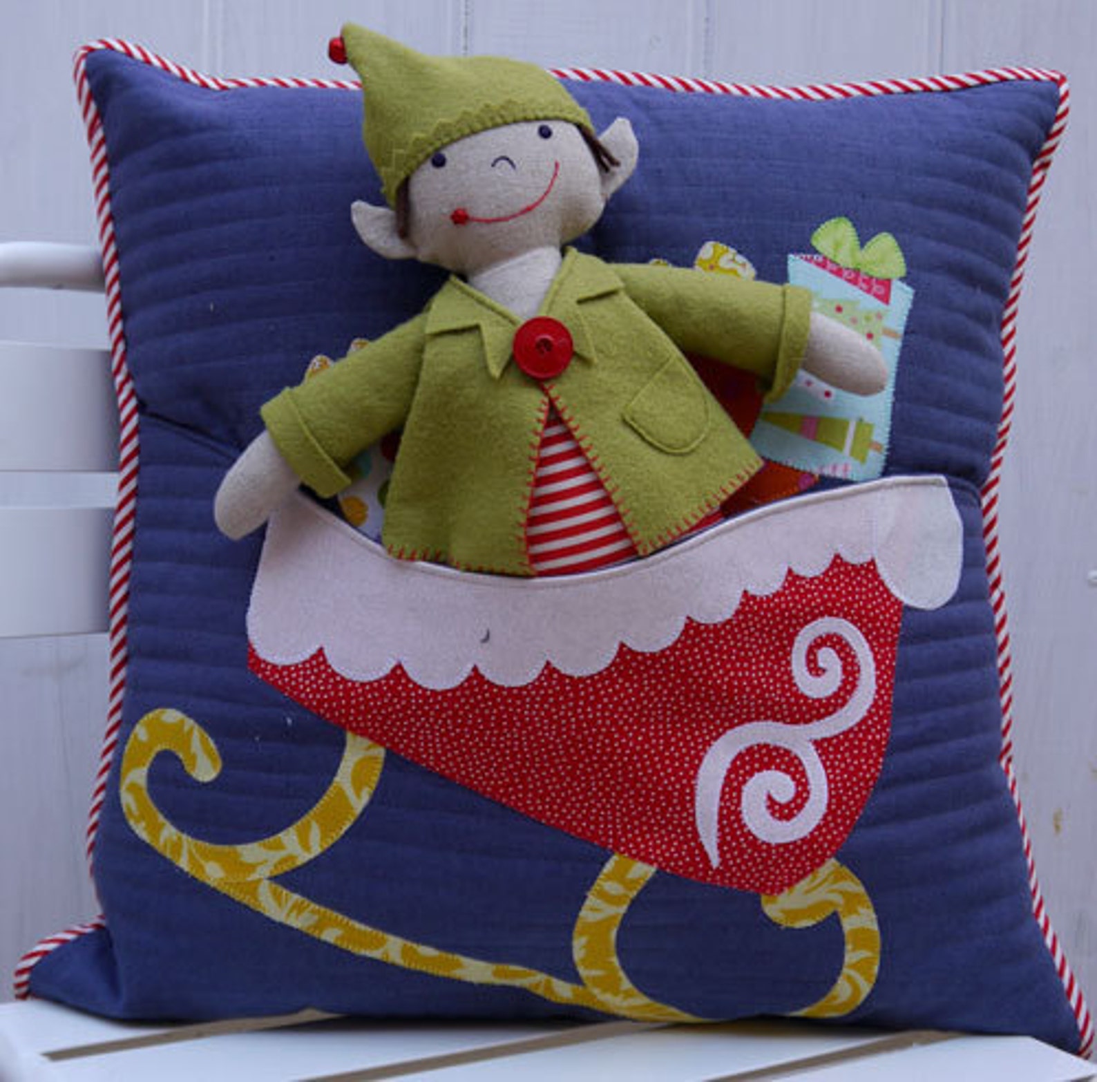 Elfie Jones Elf and Cushion Pattern | Etsy