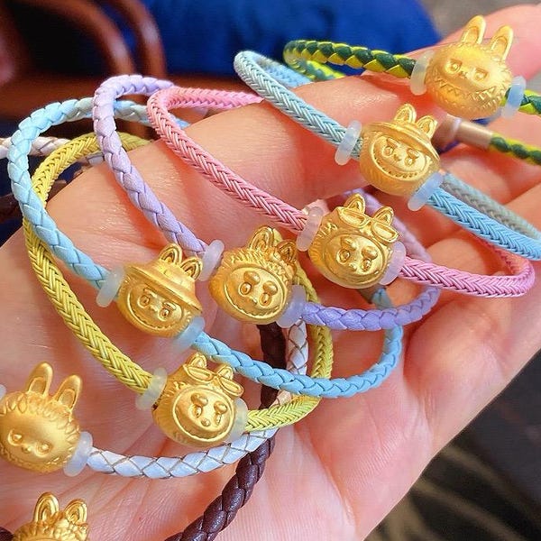 Labubu 24k Gold - Etsy
