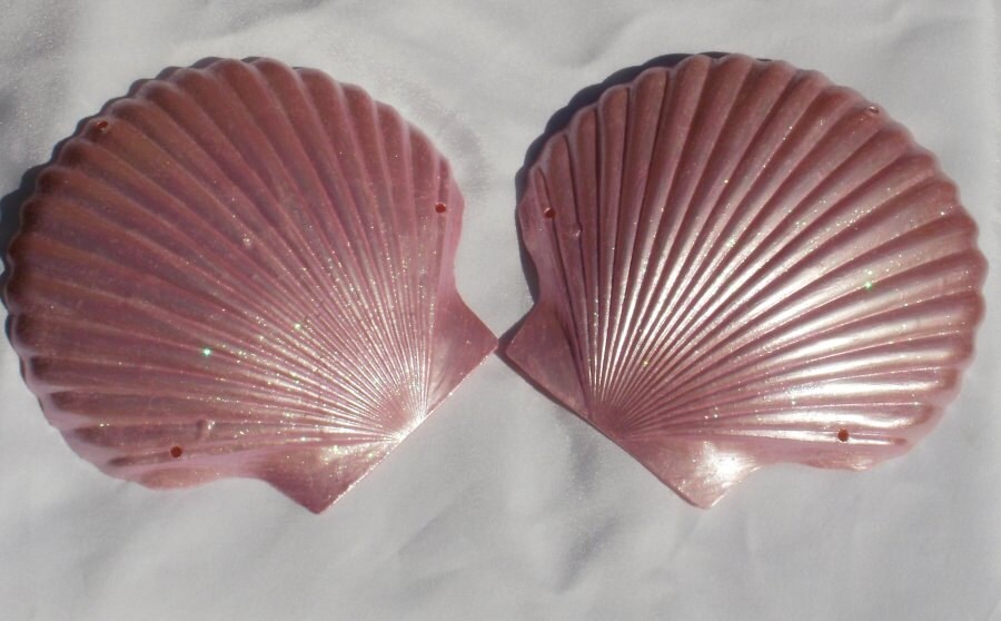 Custom Mermaid Seashell Bra Any Color MADE TO ORDER - Etsy