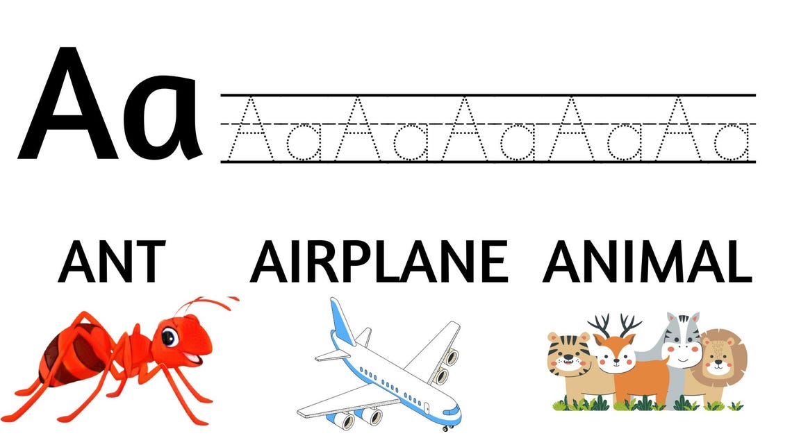 ALPHABET CARDS for Kids - Learning the Alphabet - 1, 2 and 3 Syllables ...