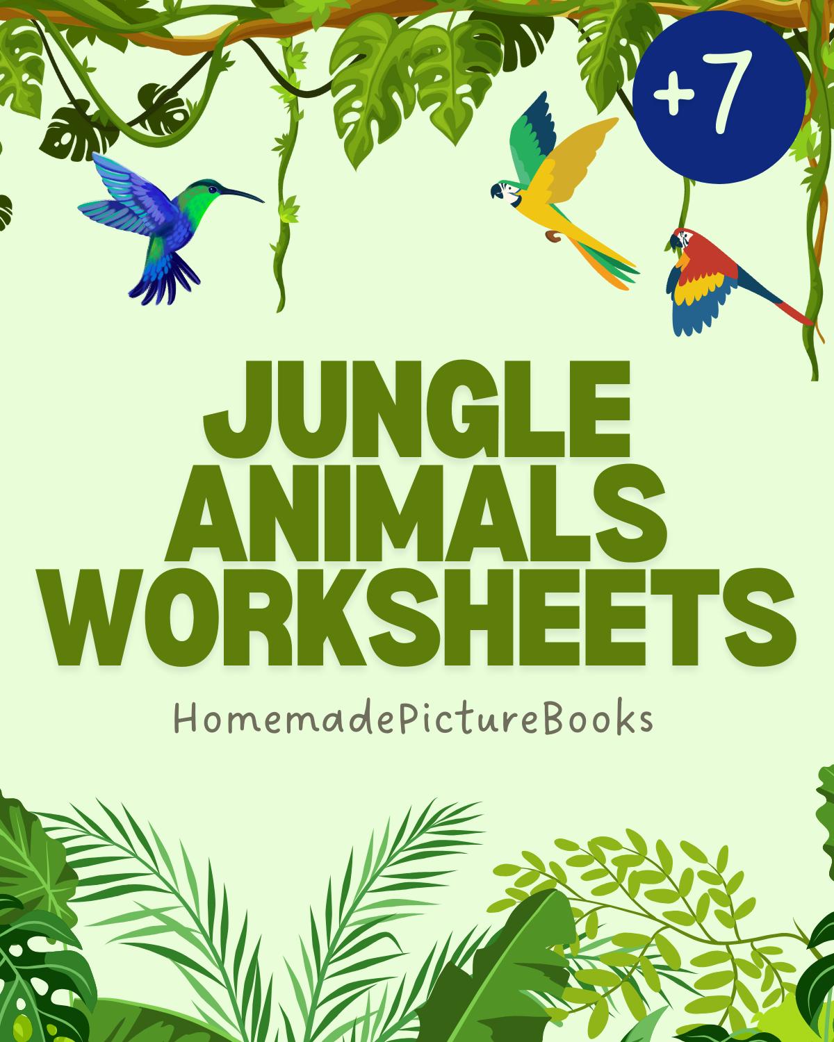 Jungle Animals Digital BUSY BOOK - Activities and Fun Facts for ...