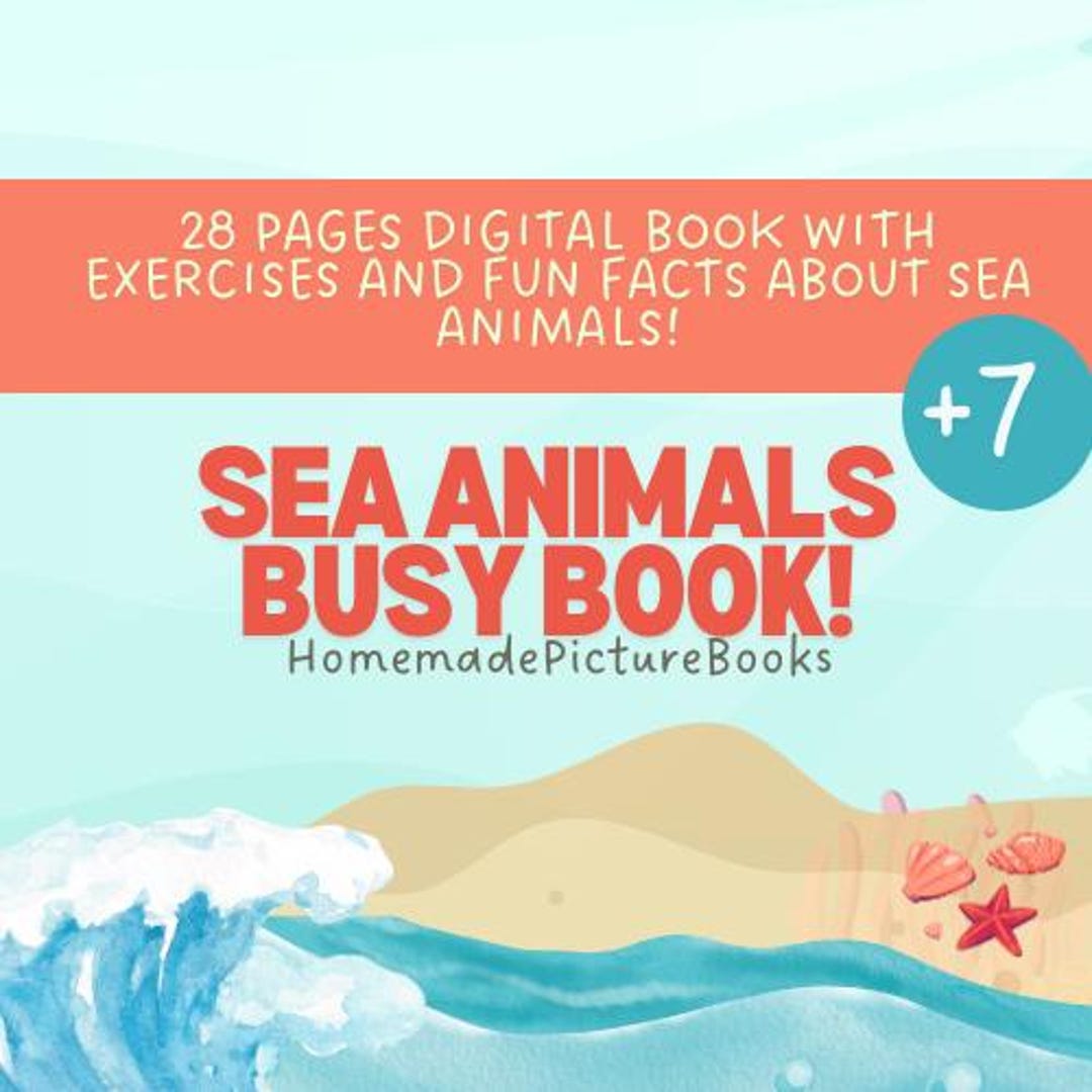 Sea Animals Digital BUSYBOOK - Activities and Fun Facts for Children ...