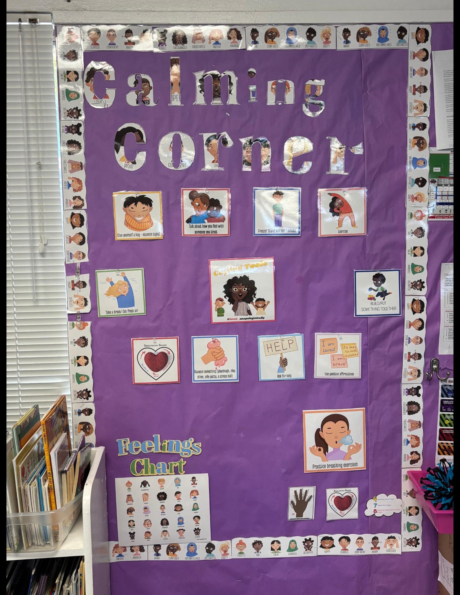 Feelings Bulletin Board Border: Classroom Social Emotional Learning ...