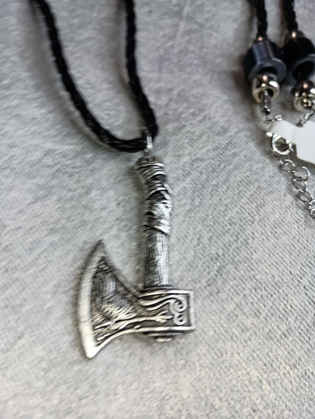 Handcrafted Viking Axe Pendant Necklace – Norse Raven Design, Nordic ...