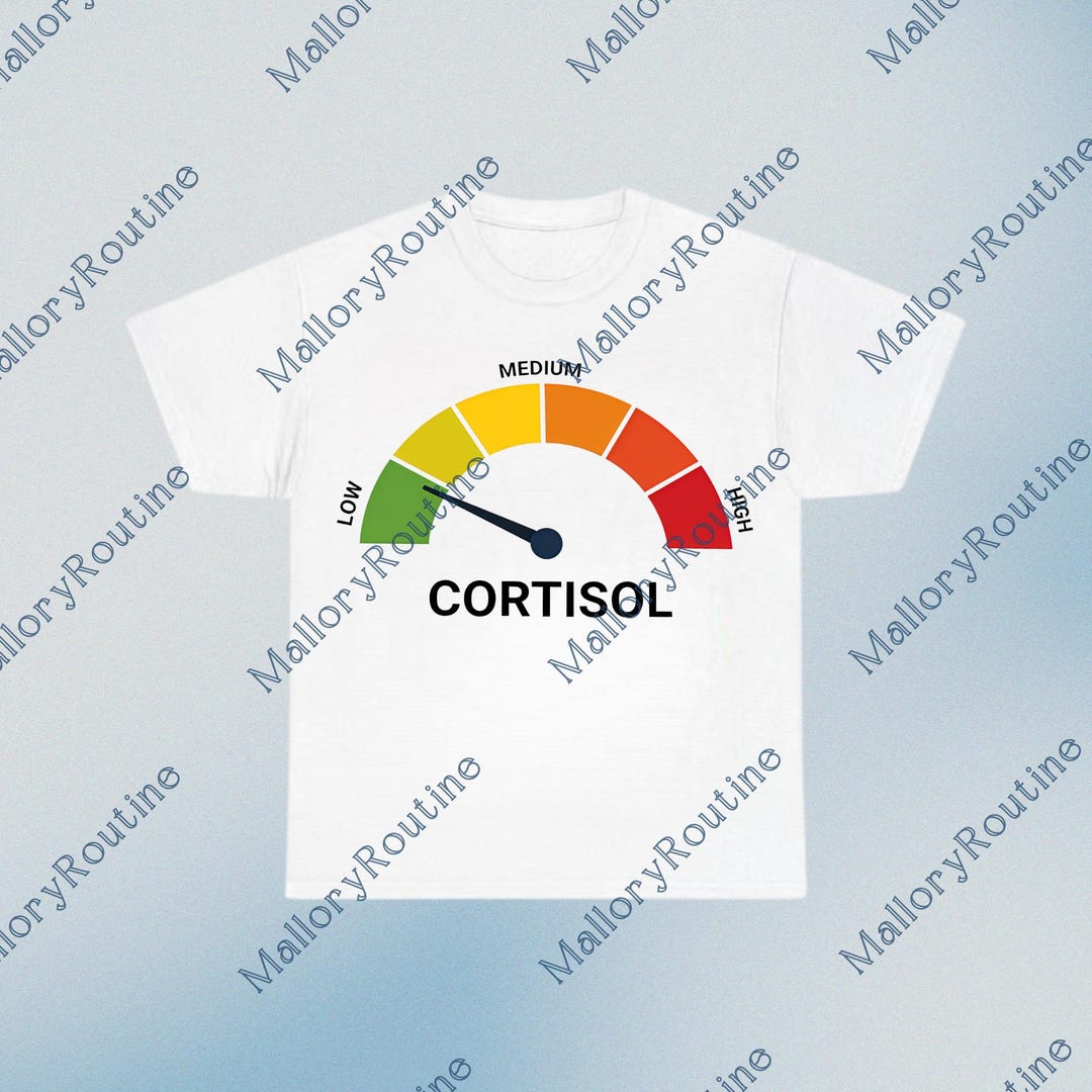 High Cortisol Low Cortisol Funny Digital Download, Relatable Nervous ...