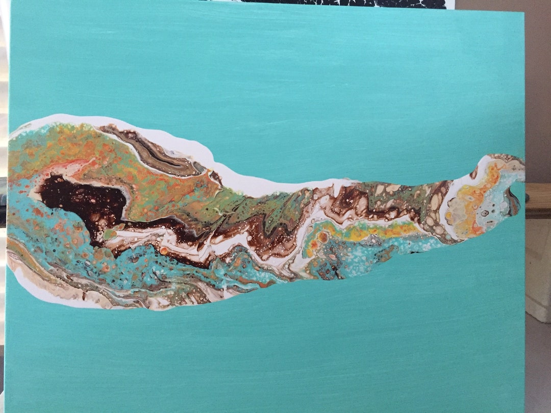 Later Gator Acrylic Painting on Canvas 18 X 24 - Etsy