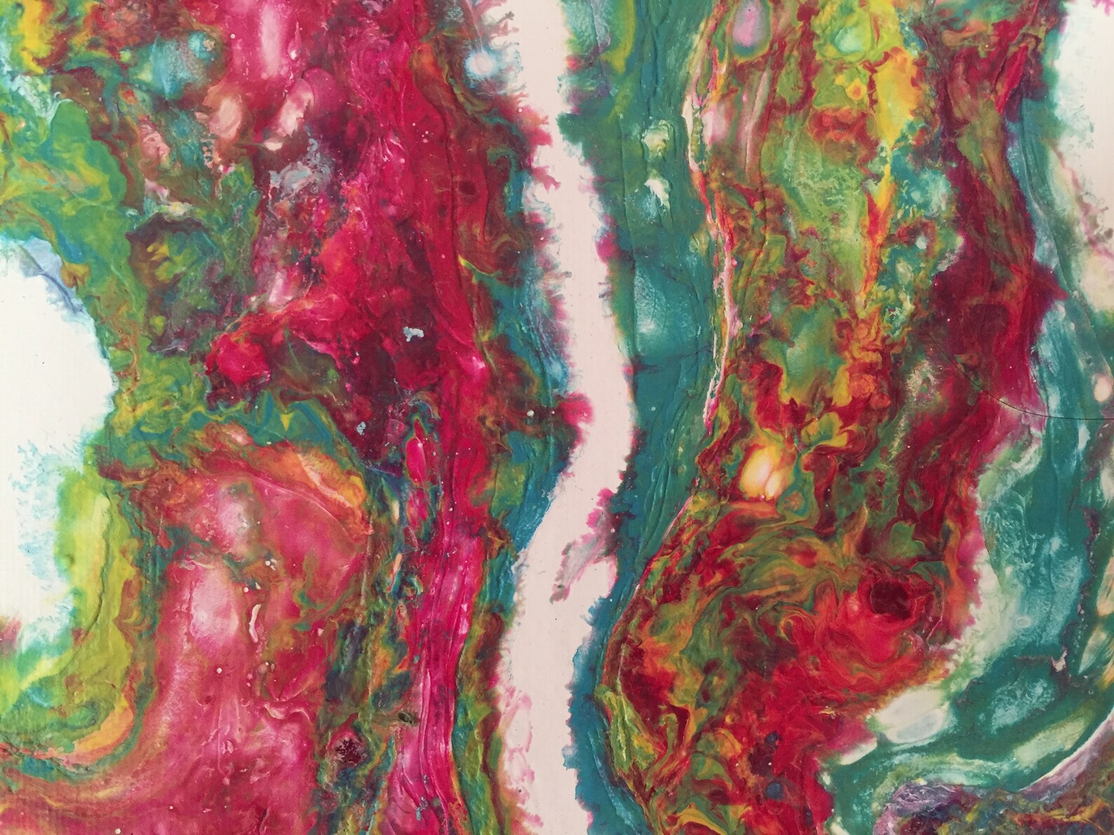 Peacock Frenzy Acrylic Painting on Canvas 12 X 12 | Etsy