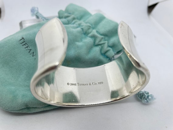 Tiffany & Co. 1837 Wide Sterling Cuff Bracelet Vintage - Gem