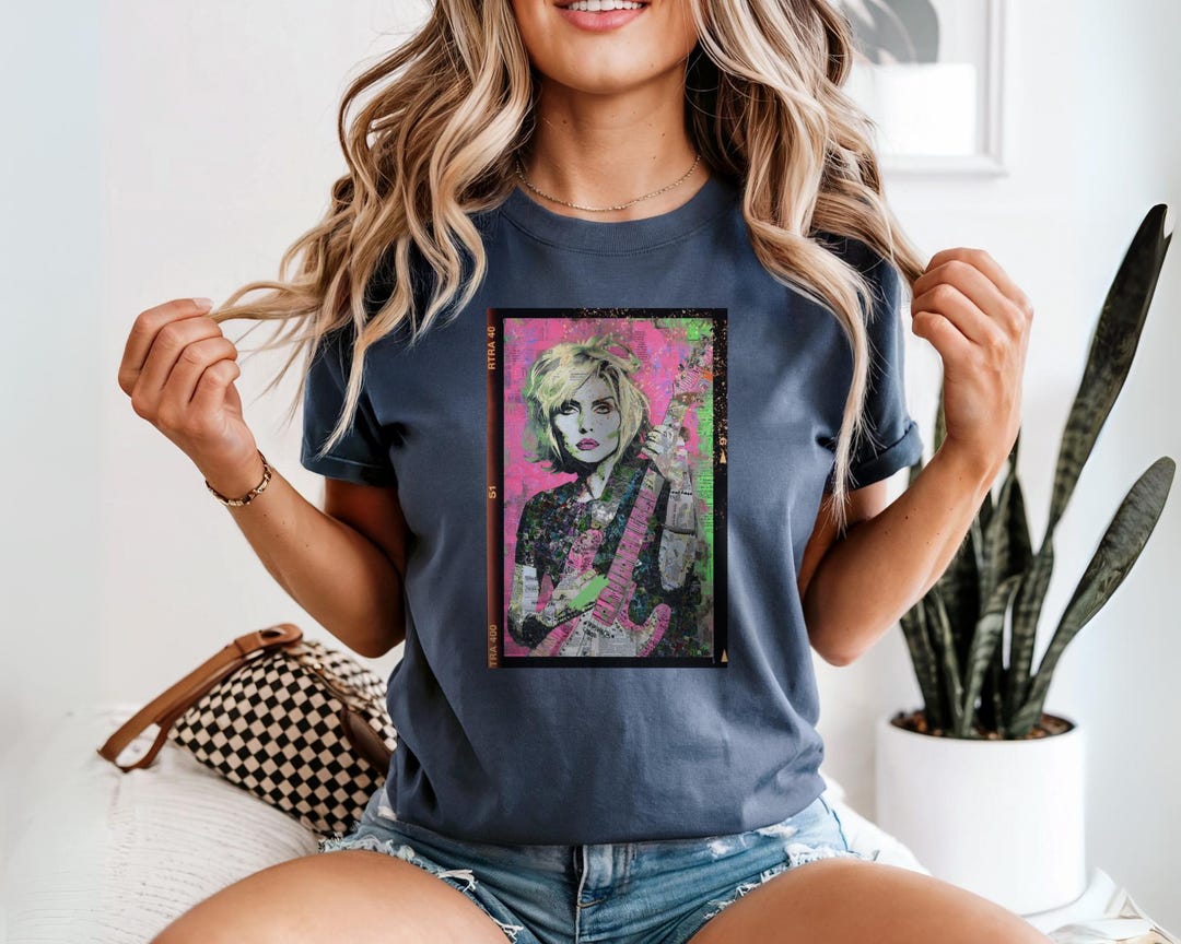 Debbie Harry Inspired Music Icon Shirt Retro Pop Art Blondie Tee ...