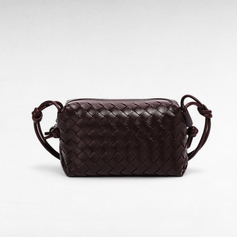 Mini Woven Leather Hobo Bag | Old Money Vegan Purse | Luxury Dumpling ...