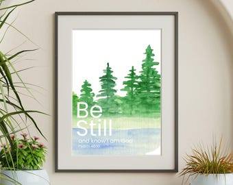 Be Still Poster Print - Etsy