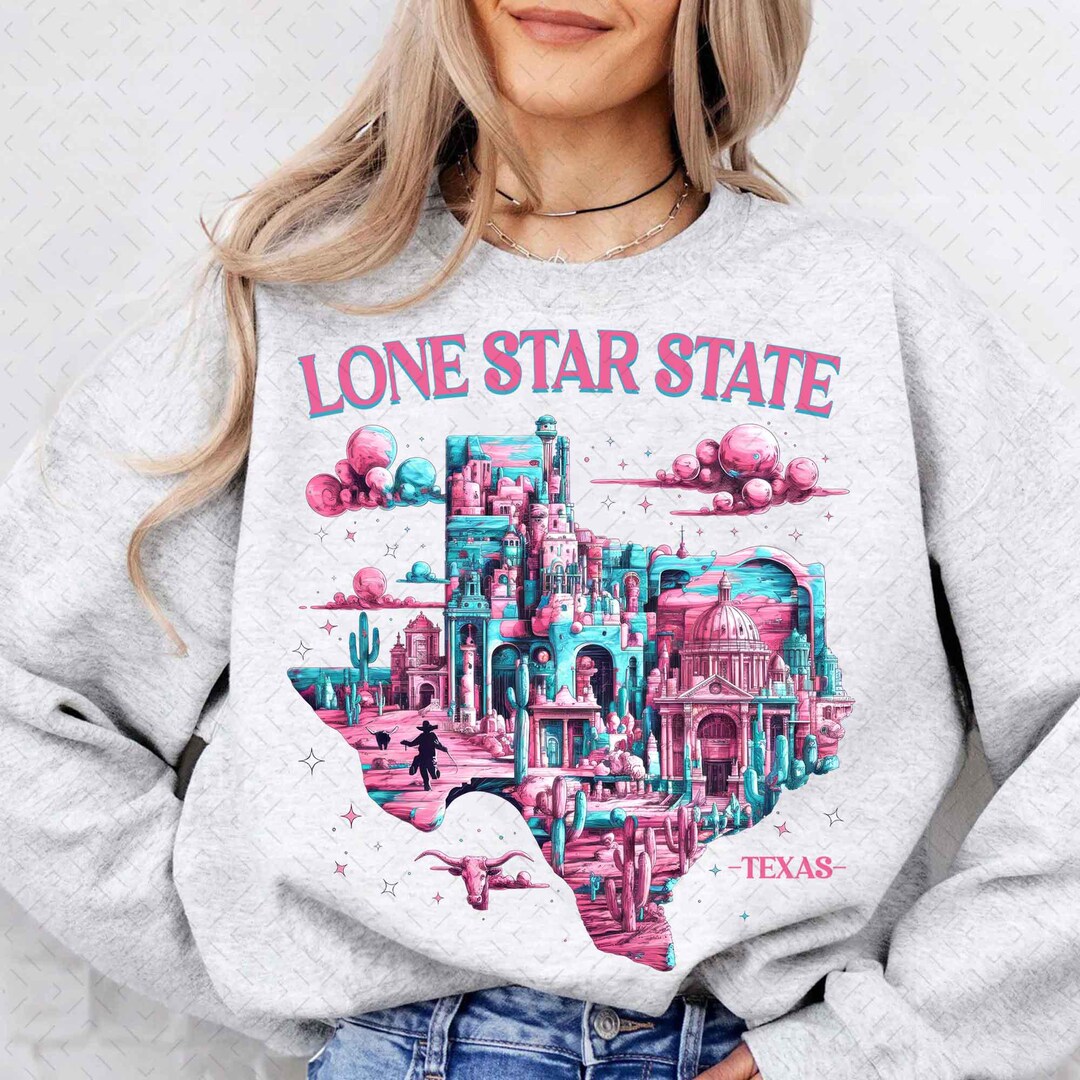 Texas Map Png, Lone Star State Png, Western Art Png, Desert Scene Png ...