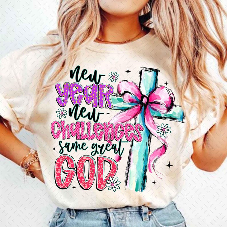 Christian New Years Png 2026 Happy New Year Png Same Great God Coquette ...