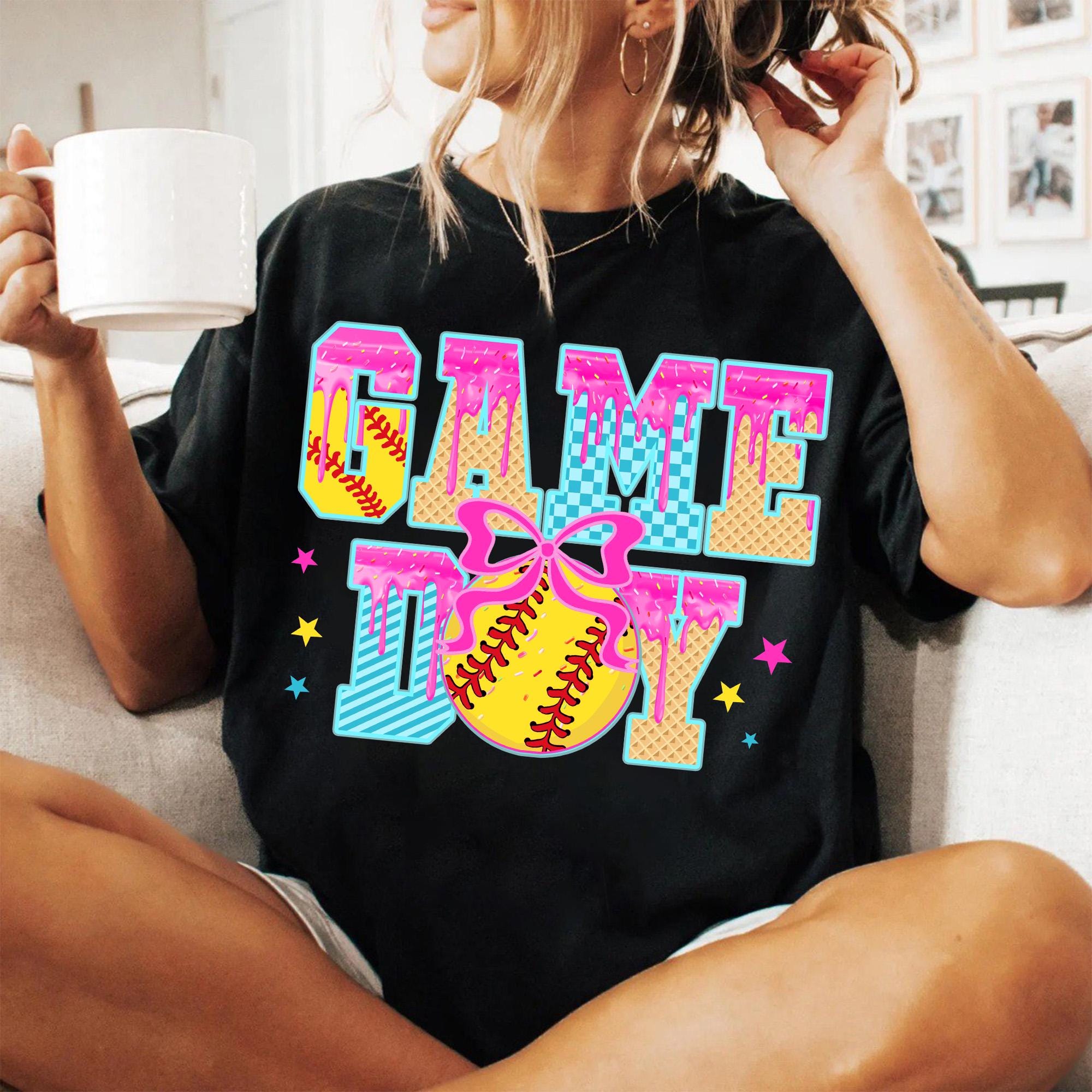Softball Png, Softball Game Day Png, Softball Mama Png, Softball Donut ...