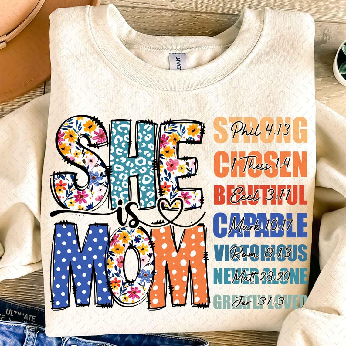 Preppy Mama Floral Png, She is Mom Png, Floral Mama With Kids Name Png ...