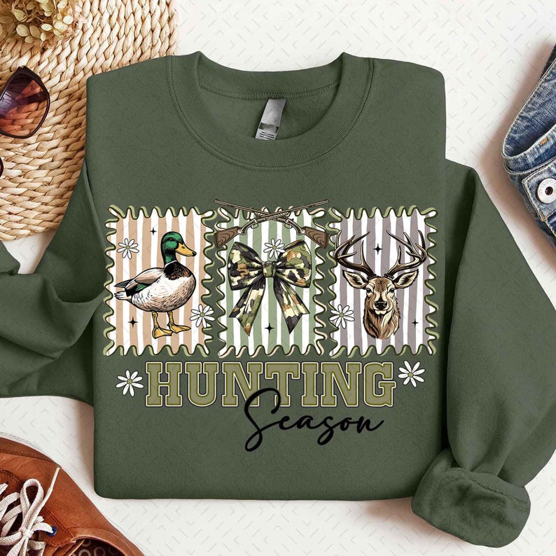 Hunting Season Png, Preppy Camo Bow Png, Deer Hunting Png, Duck Hunter ...