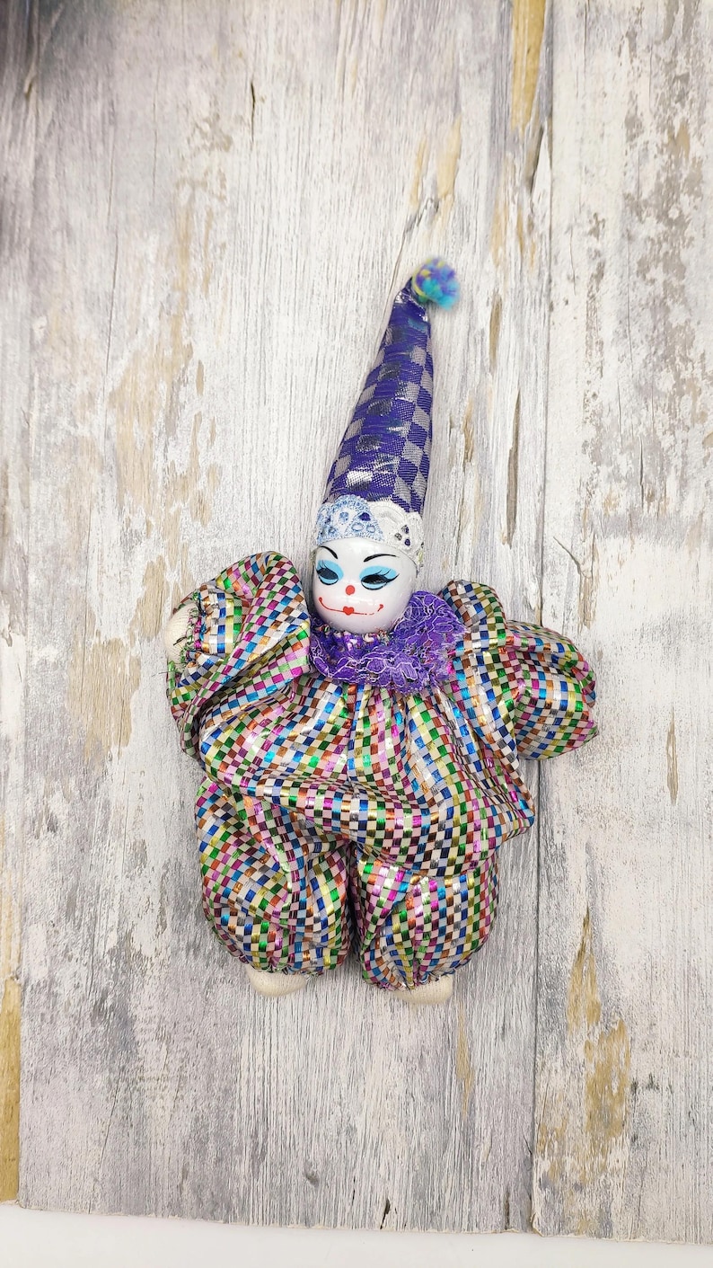 Vintage Porcelain, Rare Porcelain Clown, Antique Harlequin, Porcelain ...