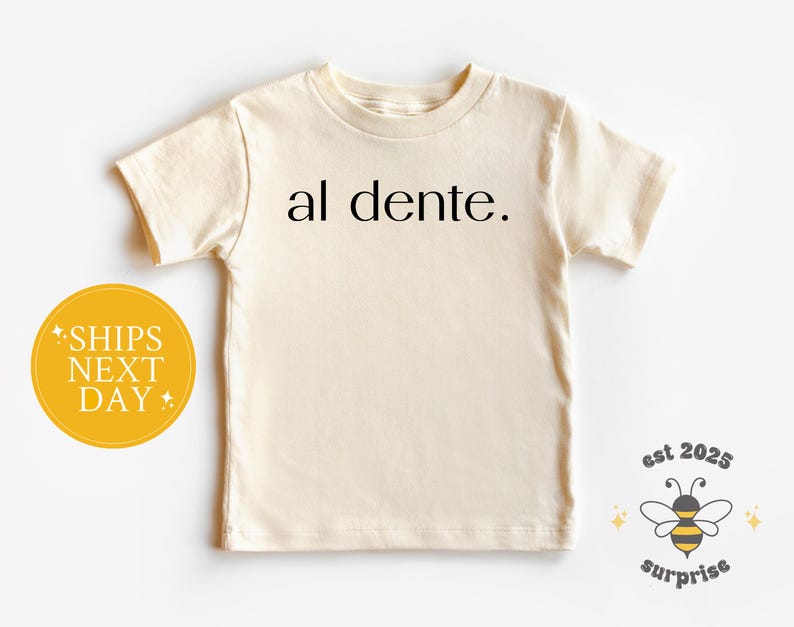 Al Dente. Funny Baby Bodysuit – Pasta Pun Newborn Gift – Minimalist ...