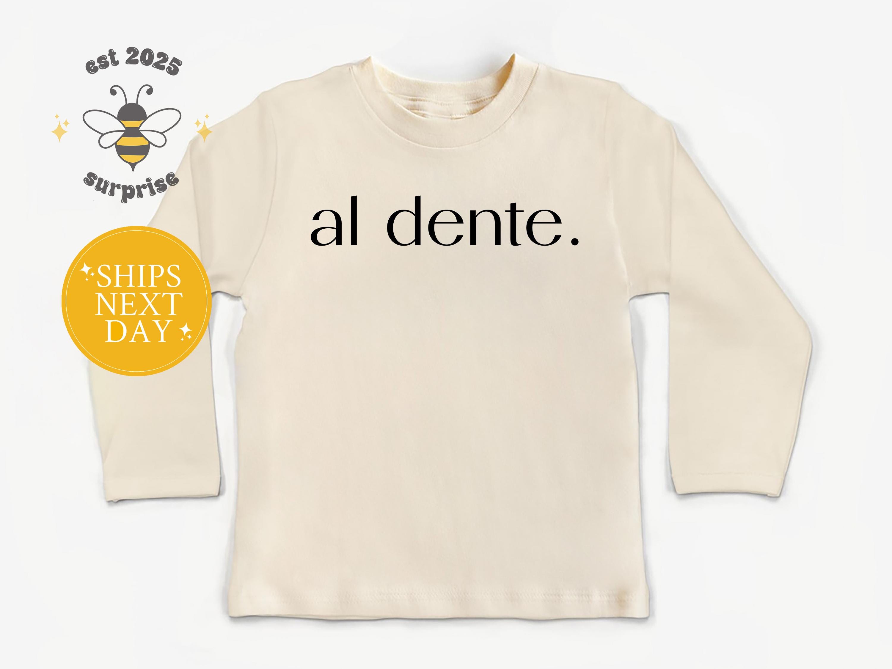 Al Dente. Funny Baby Bodysuit – Pasta Pun Newborn Gift – Minimalist ...