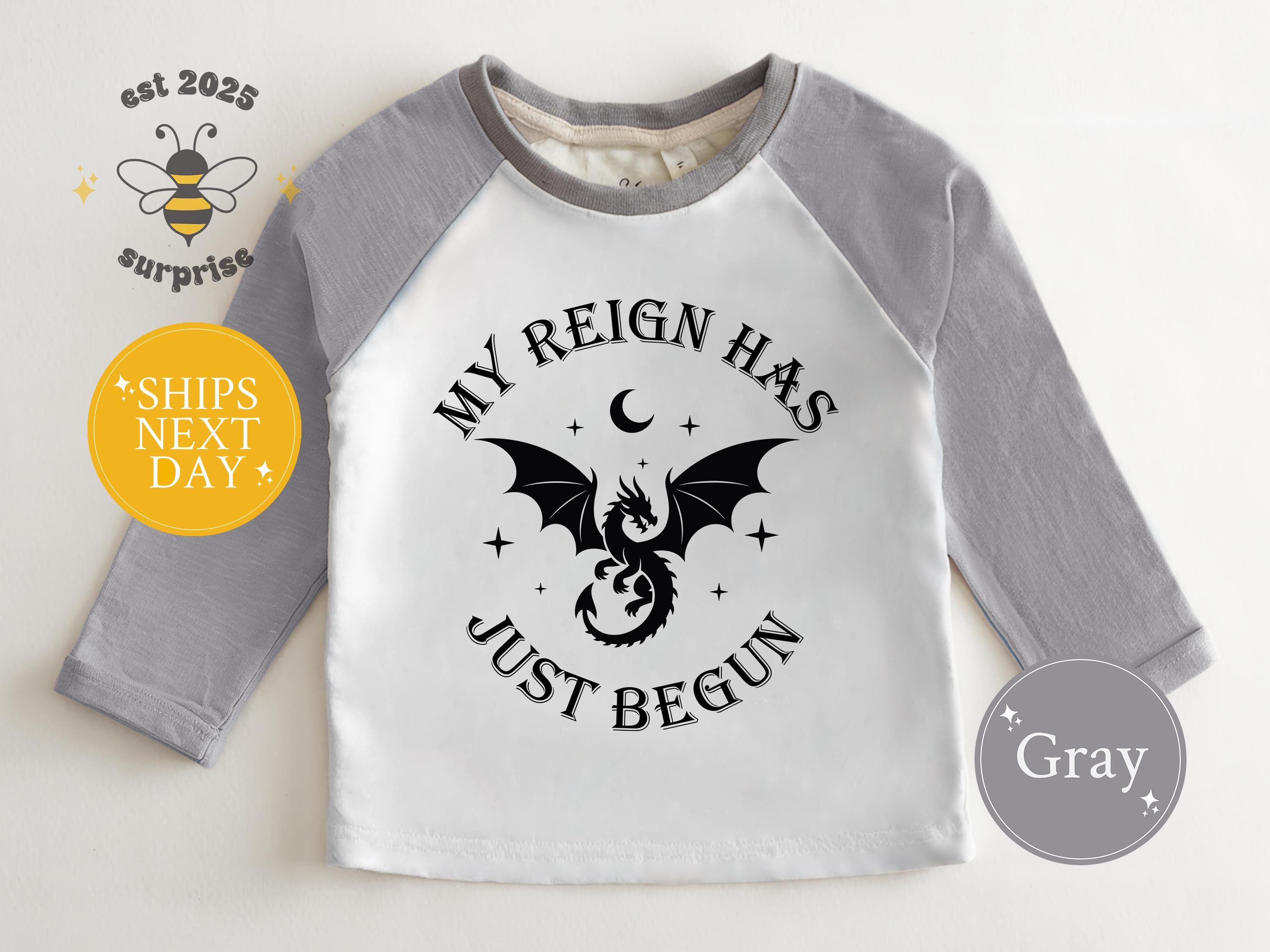 My Reign Has Just Begun Dragon Baby Onesie® - Fantasy Newborn Bodysuit ...