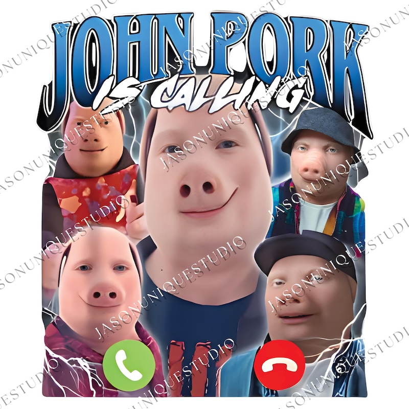 John Pork Printables - Etsy