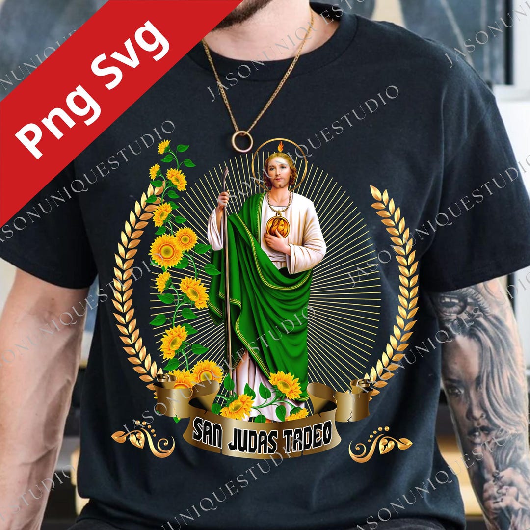 San Judas Tadeo PNG Svg, Latino Faith Digital File, Catholic Saint ...