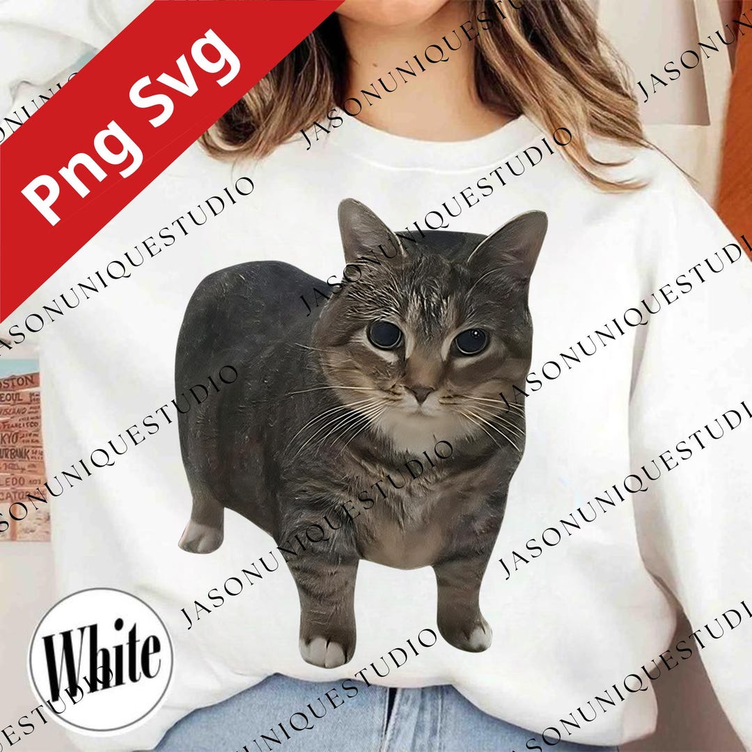 Oiia Oiia Cat PNG Svg for Circut, Funny Spinning Cat Meme Graphic ...
