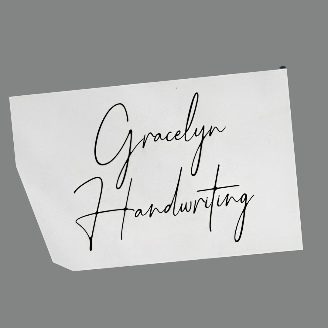 Gracelyn Handwriting Font, Calligraphy Font Svg, Cursive Fonts Svg ...