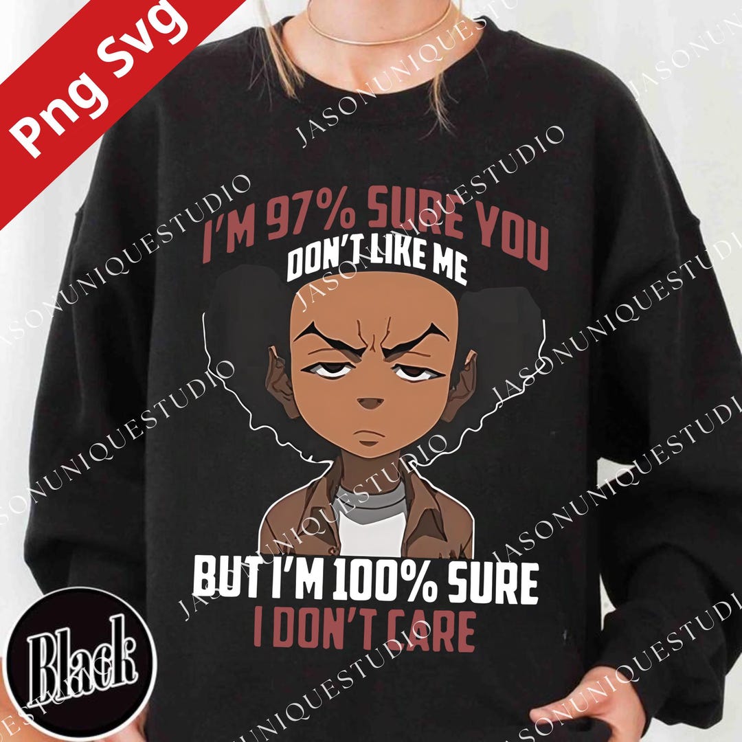 Boondocks Inspired PNG Svg for Circut, Anime Fan Digital File ...