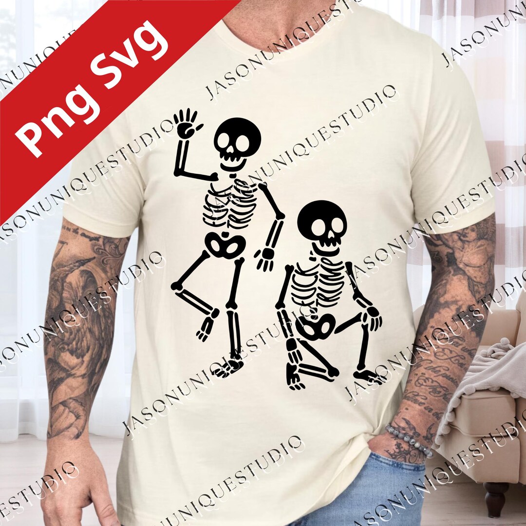 Slightly Subtle Halloween Skeleton Candy PNG SVG PSD, Spooky Season ...