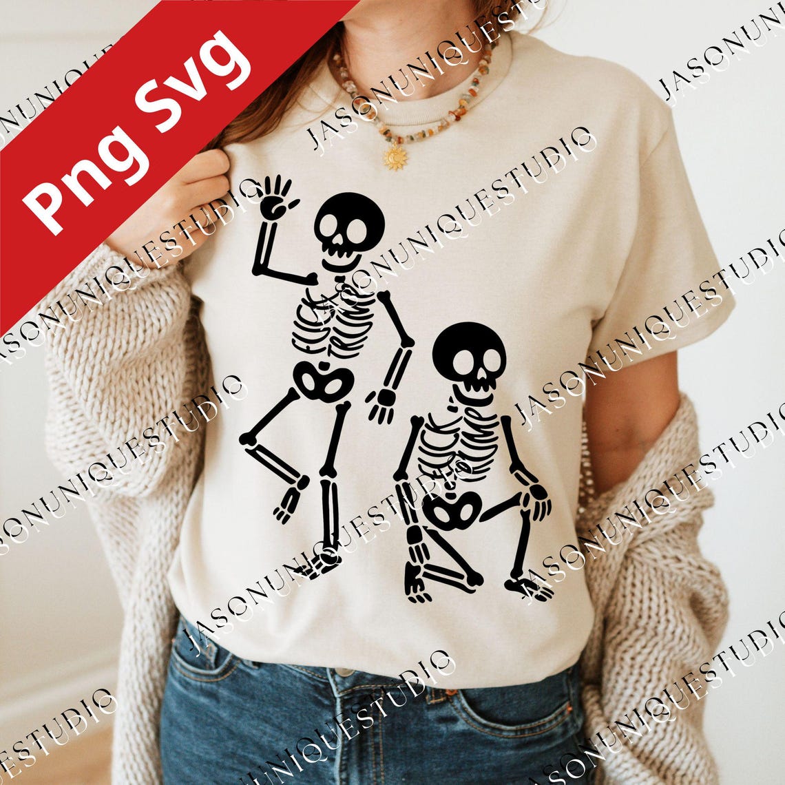 Slightly Subtle Halloween Skeleton Candy PNG SVG PSD, Spooky Season ...