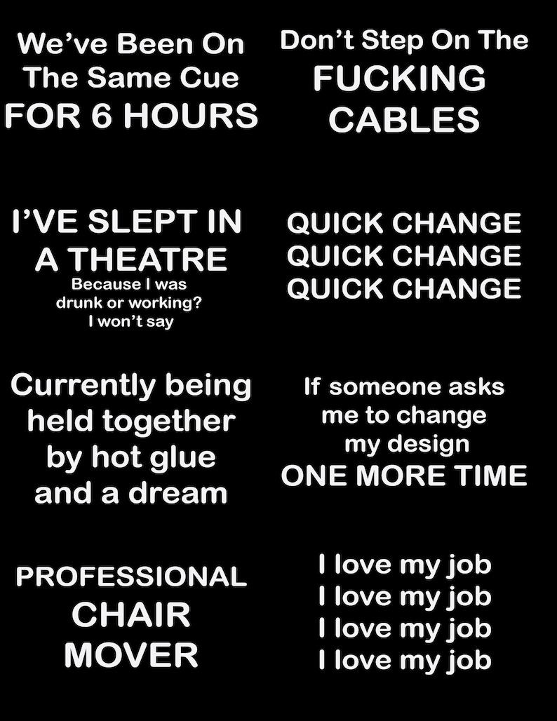 Passive Aggressive Theatre and Film Stickers - Backstage/behind the ...