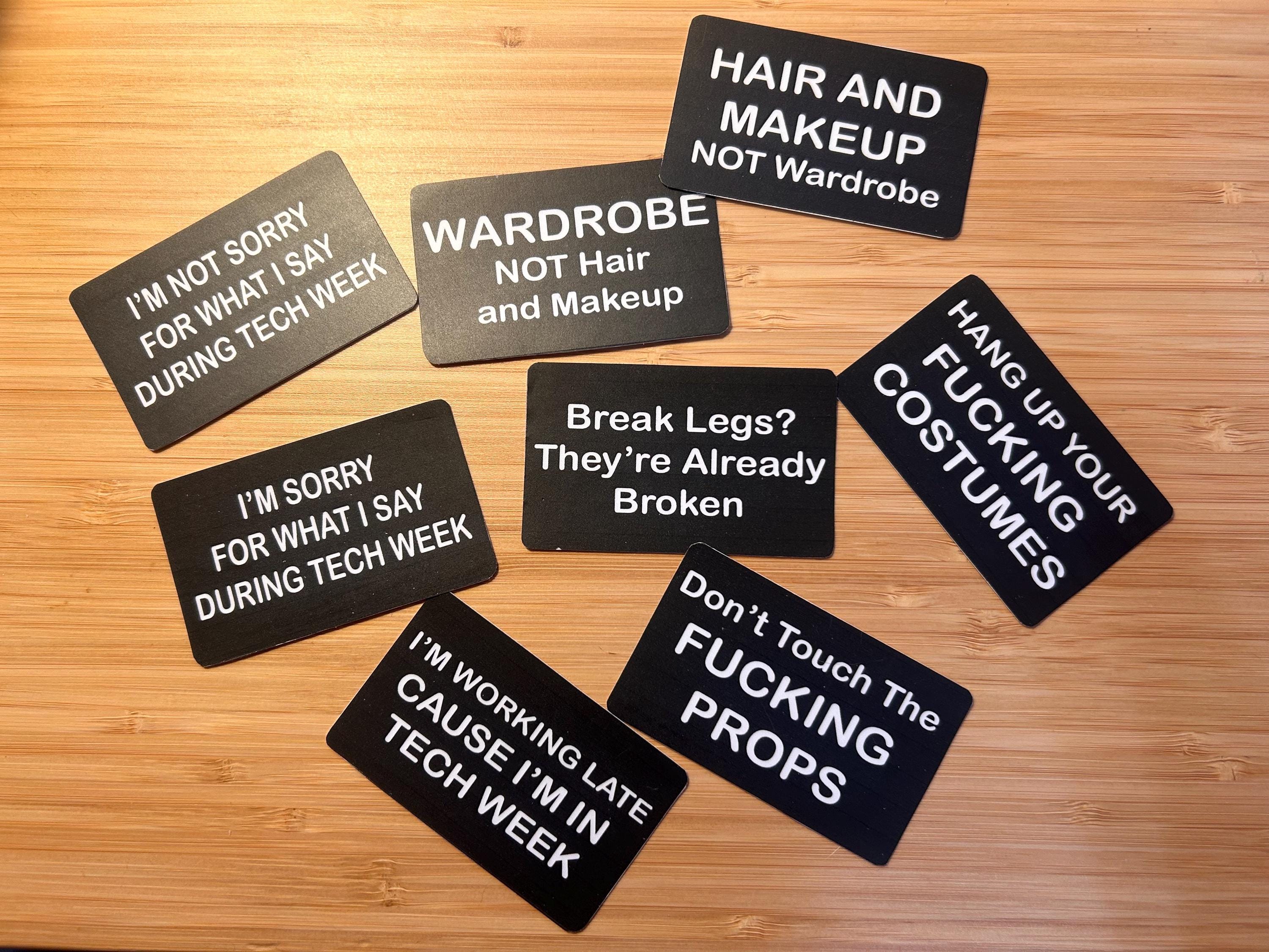 Passive Aggressive Theatre and Film Stickers - Backstage/behind the ...