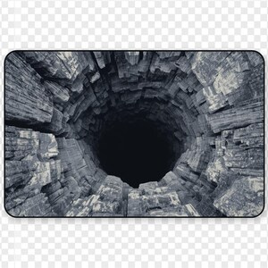 Abyss Rug Print: Deep Hole Optical Illusion (digital Download)3d - Etsy