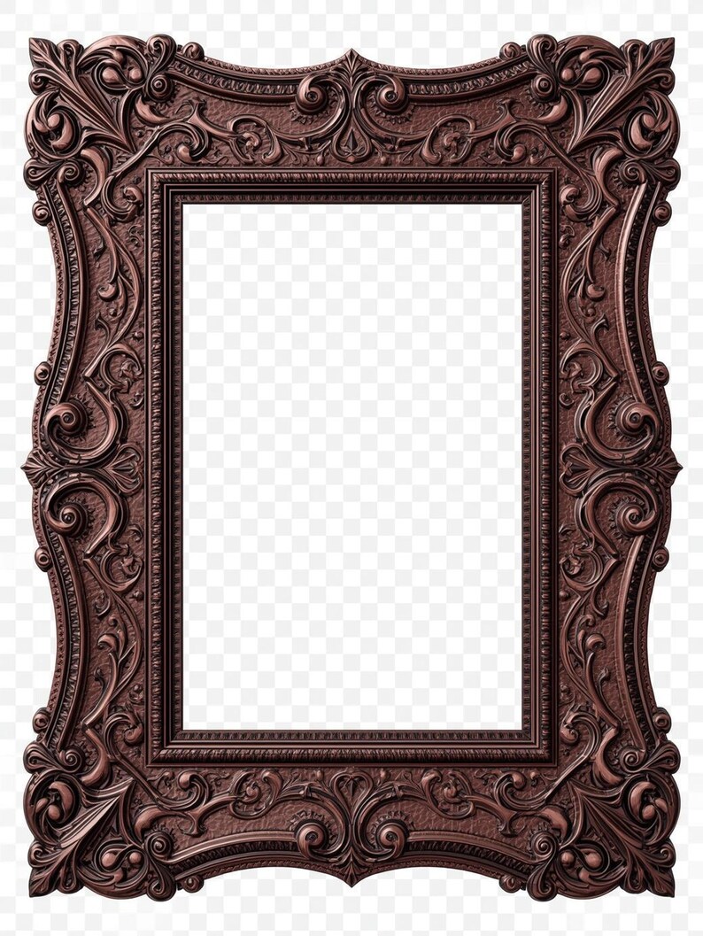 Gothic Frames , Gothic Frame Mock up – Set 80+ Dark Vintage Frames (3:4 ...