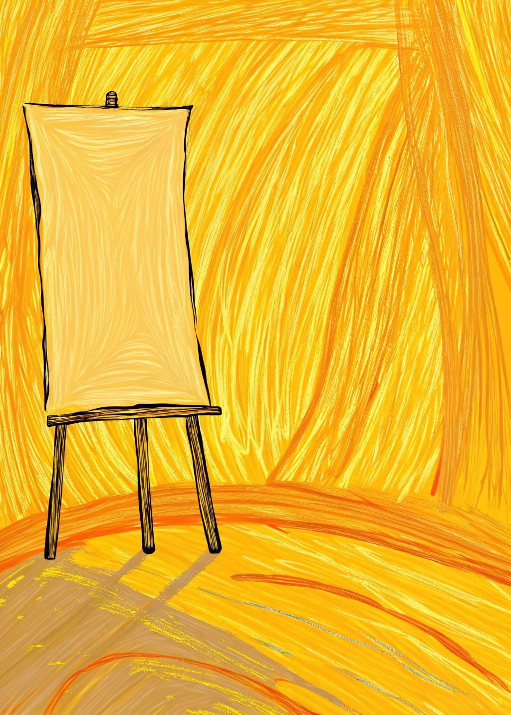 Digital Art Presentation (20 Digital Download)canvas Easel Mockup ...