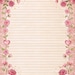 Rose Lined Writing Paper | Floral Stationery, Scrapbooking (A4 & US ...