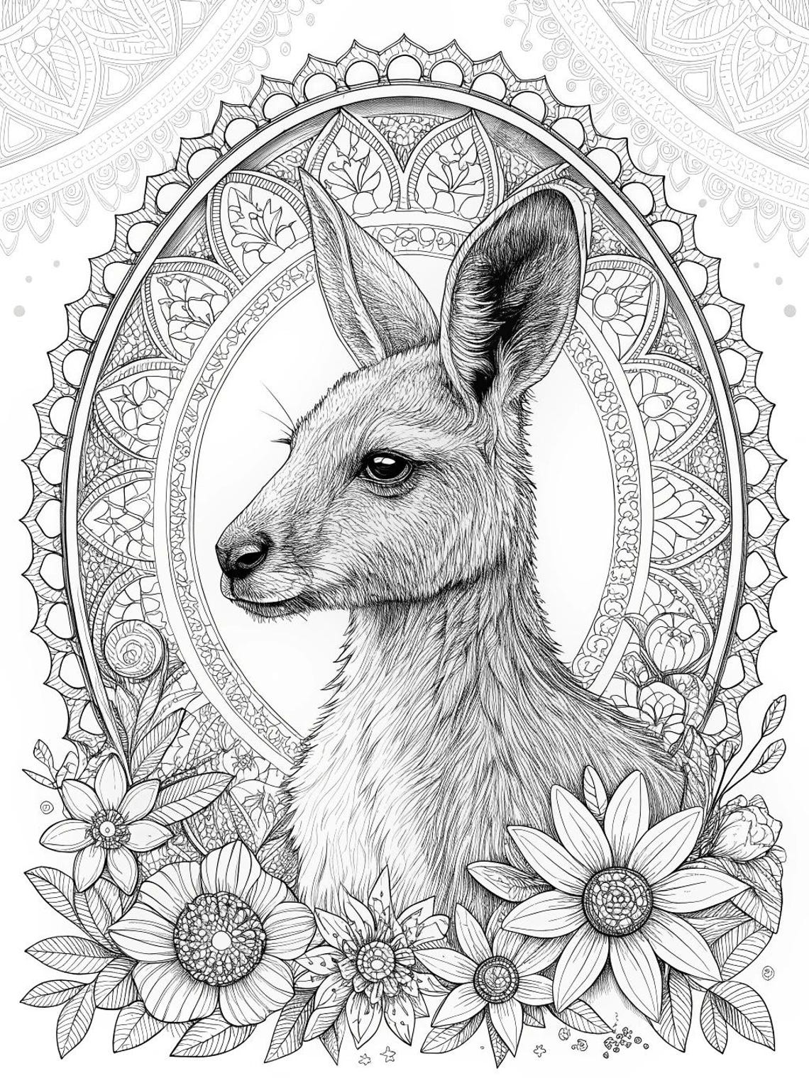 Animal Mandala Coloring Pages | 46 Intricate Line Art Designs ...