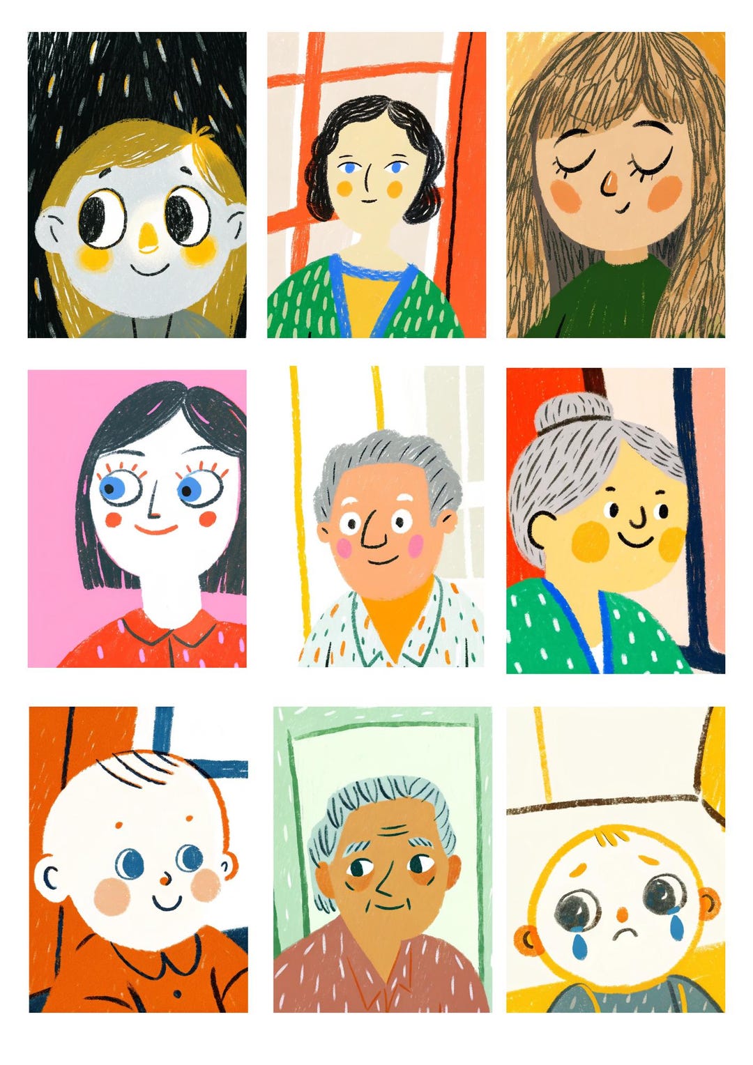 Faces of Emotions Cards: Metaphoric Self-discovery (printable Digital ...