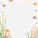 Cute Ocean Lined Paper for Kids – 45 Watercolor Sea Ocean Writing Paper ...