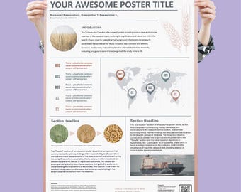 A0 Academic/research Poster Powerpoint Template A0 Portrait Digital ...