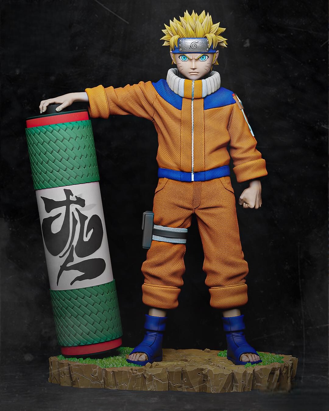 Naruto Painted Figure | Action Figure Inspired by Naruto - Etsy