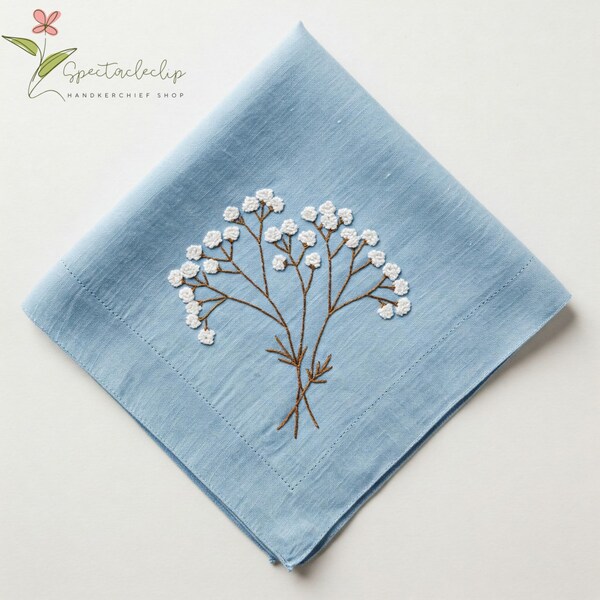 Flower Handkerchief - Etsy