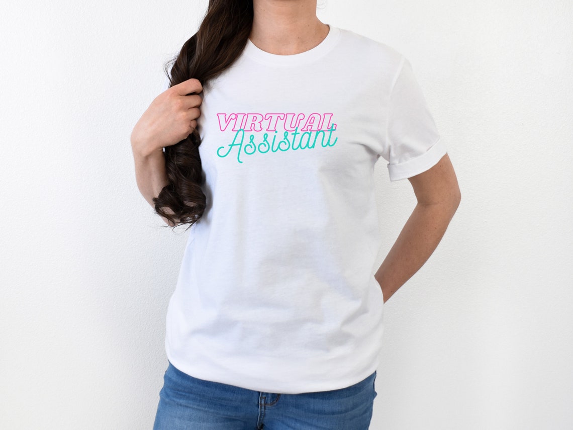 Virtual Assistant T-shirt, Virtual Assistant, Small Business Owner ...