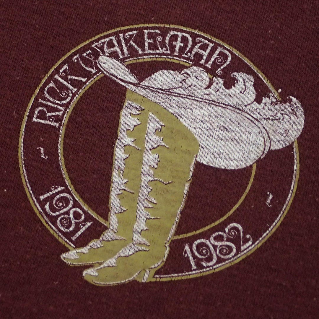 80s Rick Wakeman " 1984 Tee " Vintage Clothing Rock T-shirt - Etsy