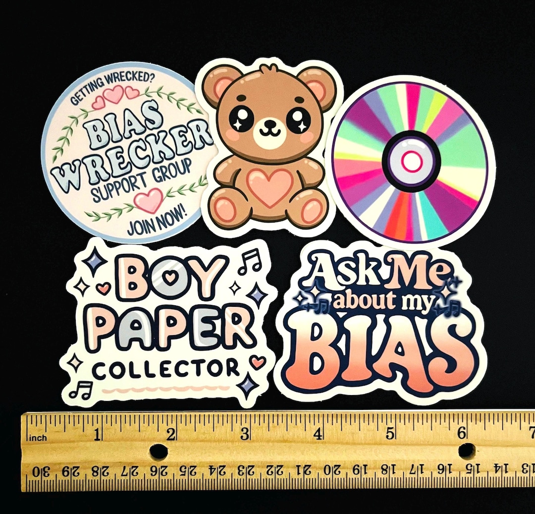 K Pop Bias Cute Vinyl Stickers - Bias, Bias Wrecker, Photo Cards, PC ...
