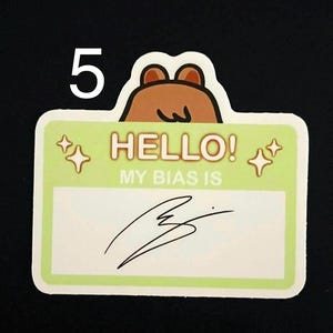 Stray Kids K Pop Skzoo Autograph Bias Vinyl Stickers Gifts for Fans of ...
